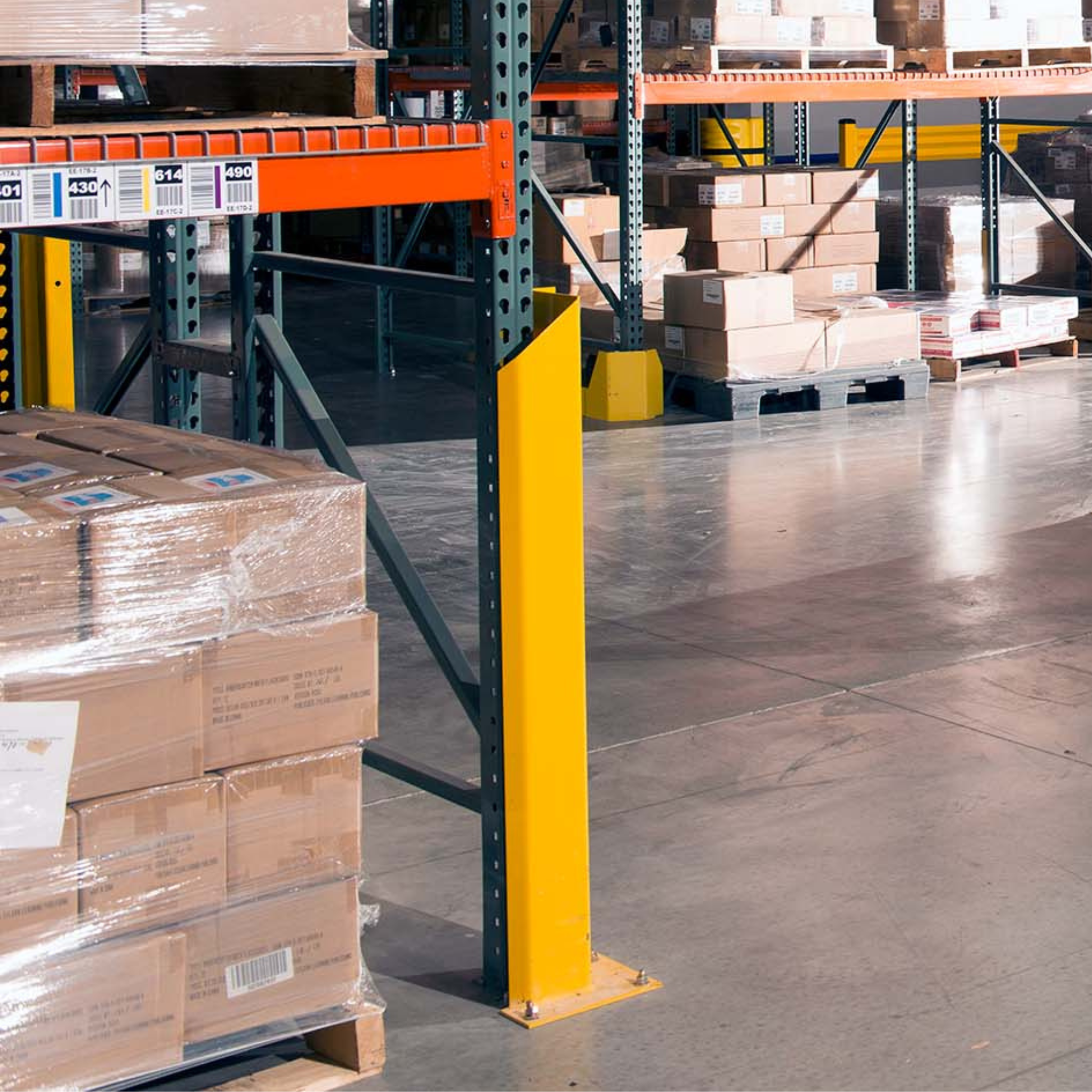 AisleGuard and Safety Bollard Products | SpaceGuard