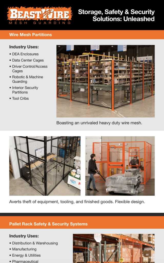BeastWire® Mesh Partitions | SpaceGuard